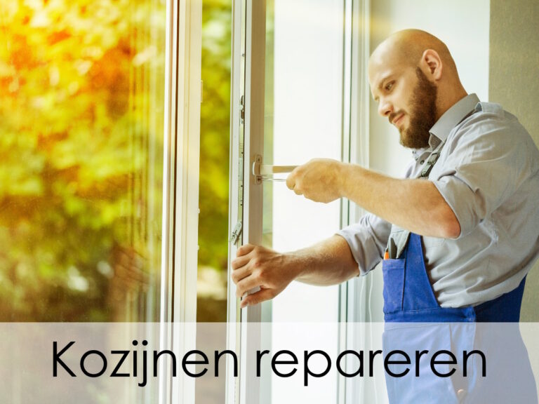 Zelf kunststof kozijnen repareren | Welke materialen heb je nodig?